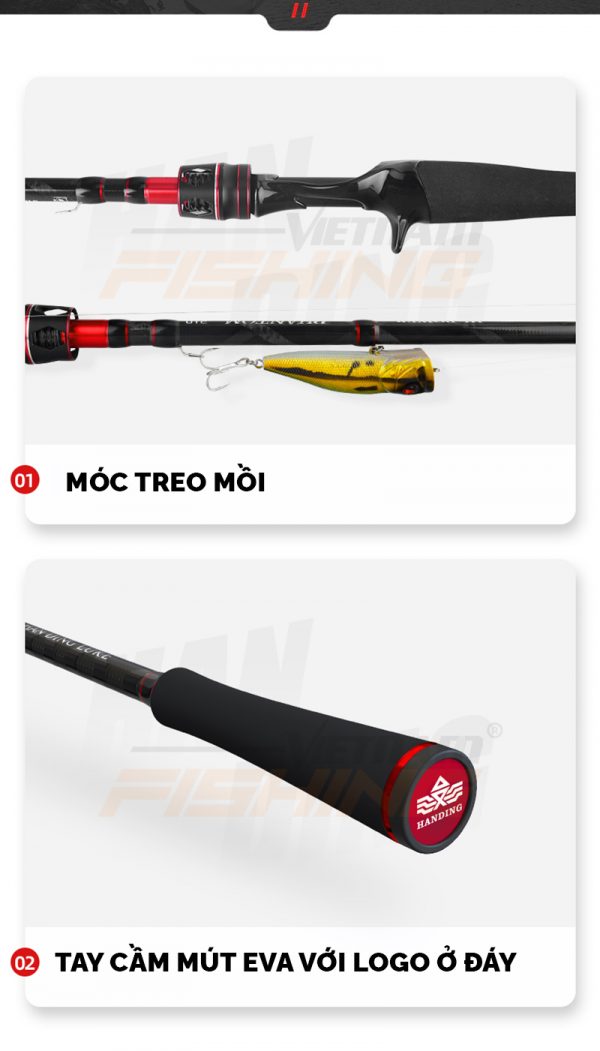 Cần Câu Lure Phantom - Vietnam Fishing