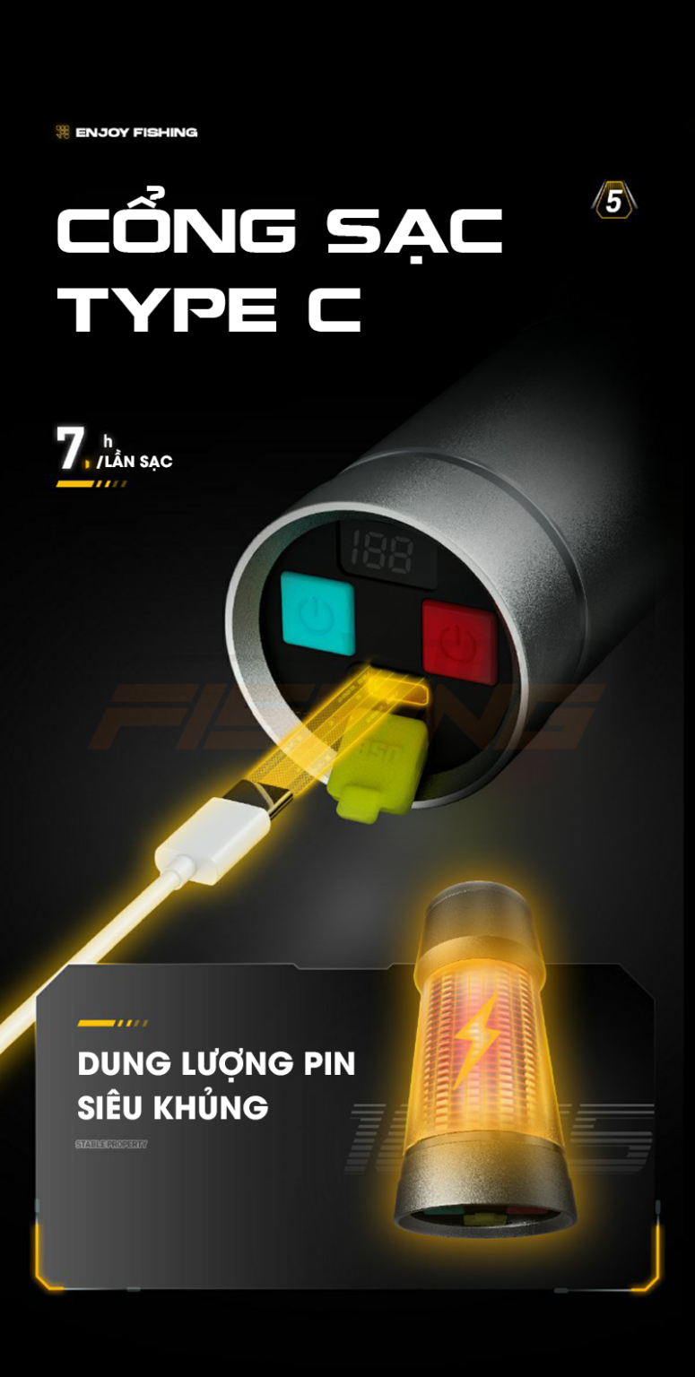 Đèn Câu Cá Đêm HANDING 2023 - Vietnam Fishing