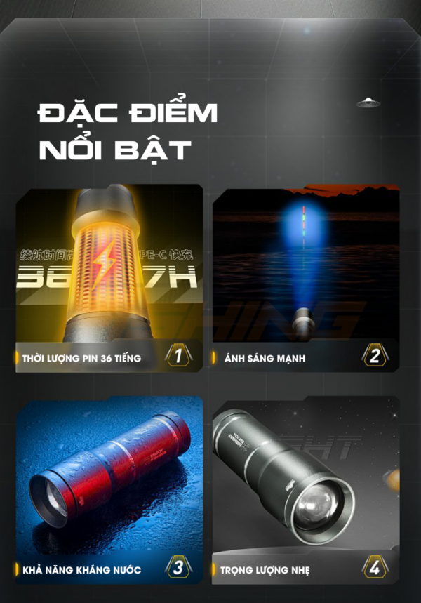 Đèn Câu Cá Đêm HANDING 2023 - Vietnam Fishing