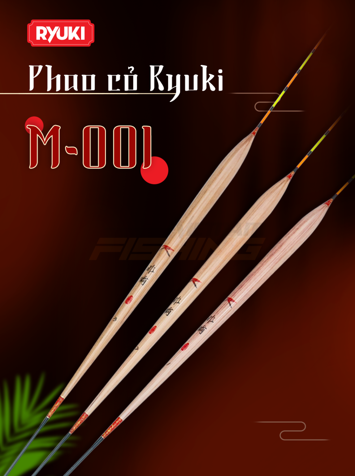 Phao Cỏ Câu Cá RYUKI M-001 - Vietnam Fishing