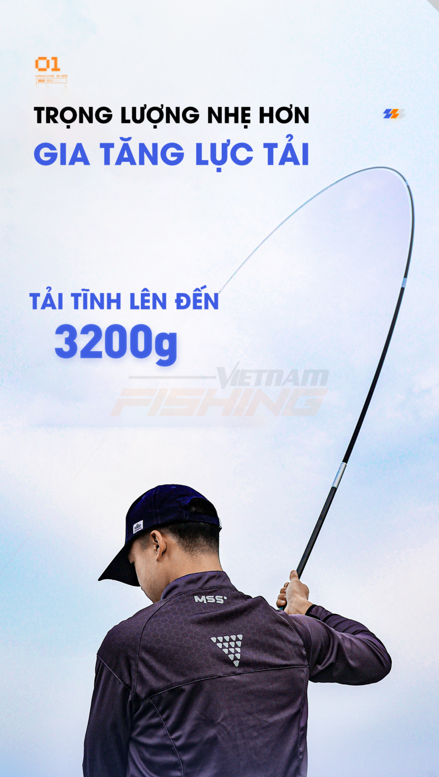 Cần Câu HANDING Đại Long Ngư TH4 4H - Vietnam Fishing