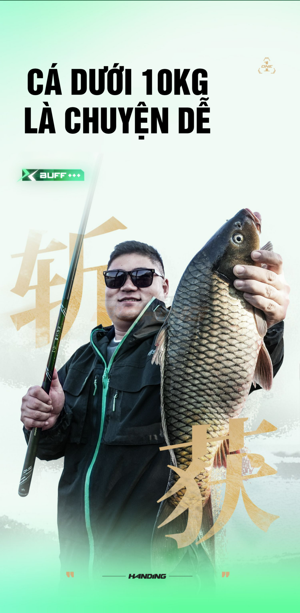 Cần Câu HANDING Nhất Hào Hắc Khanh TH5 - Vietnam Fishing