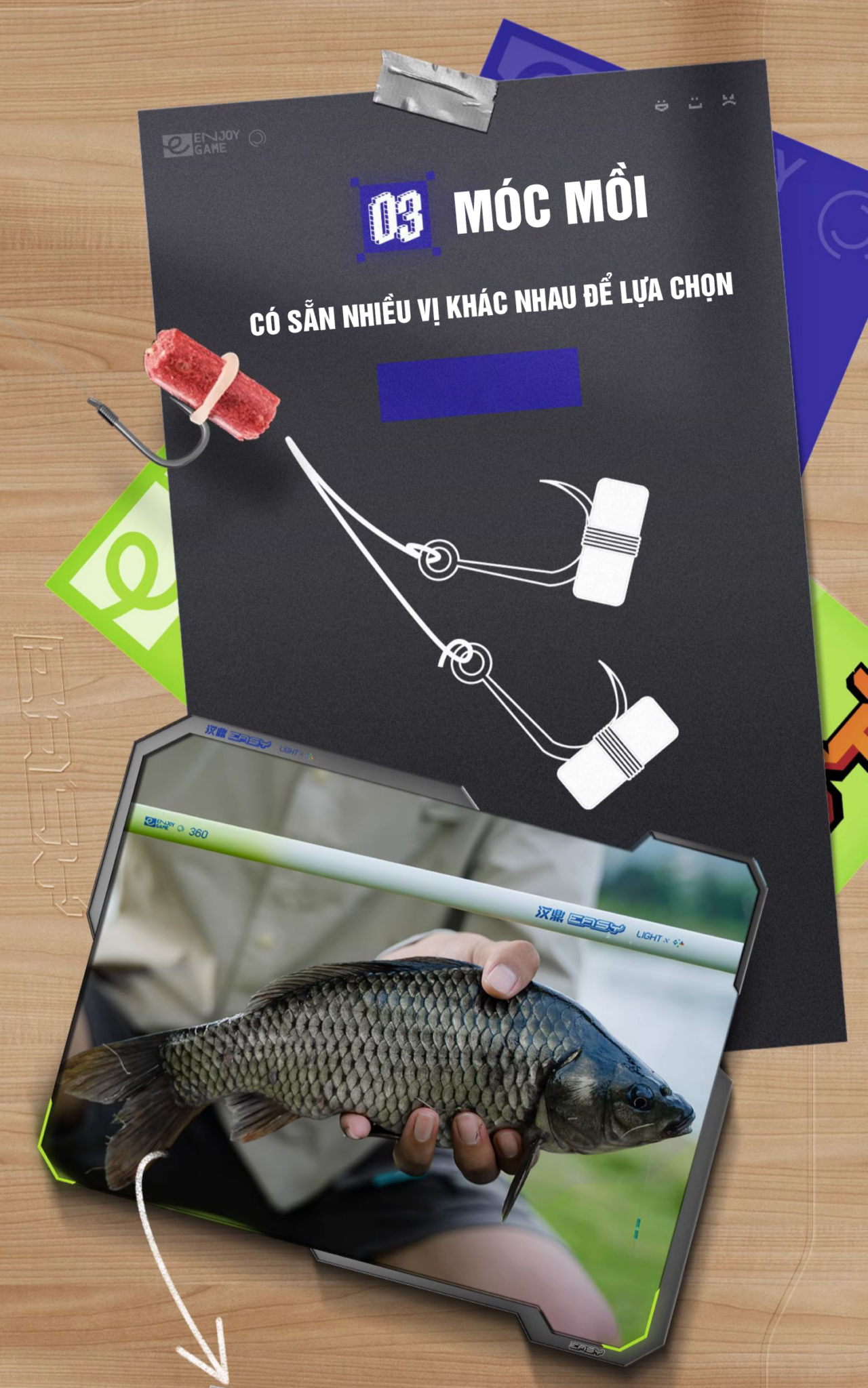 Cần Câu HANDING Easy Combo 3H - Vietnam Fishing
