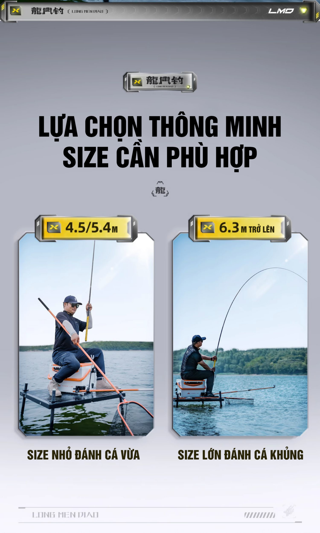 Cần Câu HANDING Long Môn Điếu 6H - Vietnam Fishing