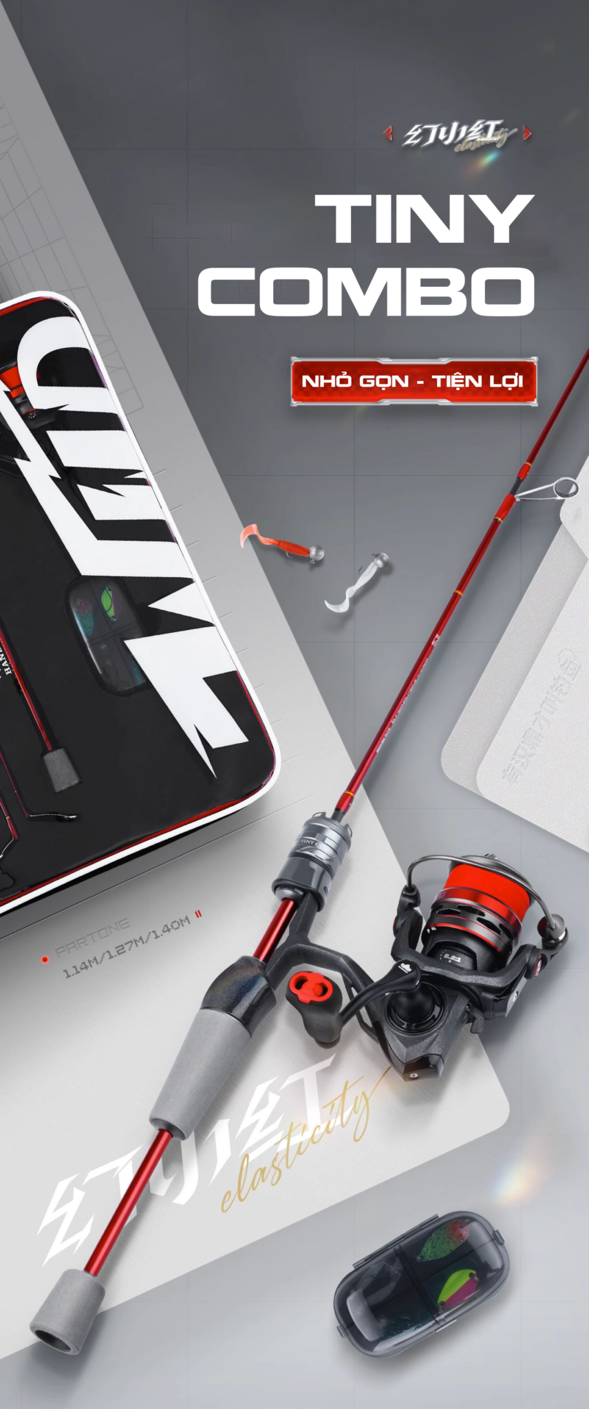 Cần Câu Lure MSS Tiny Combo - Vietnam Fishing