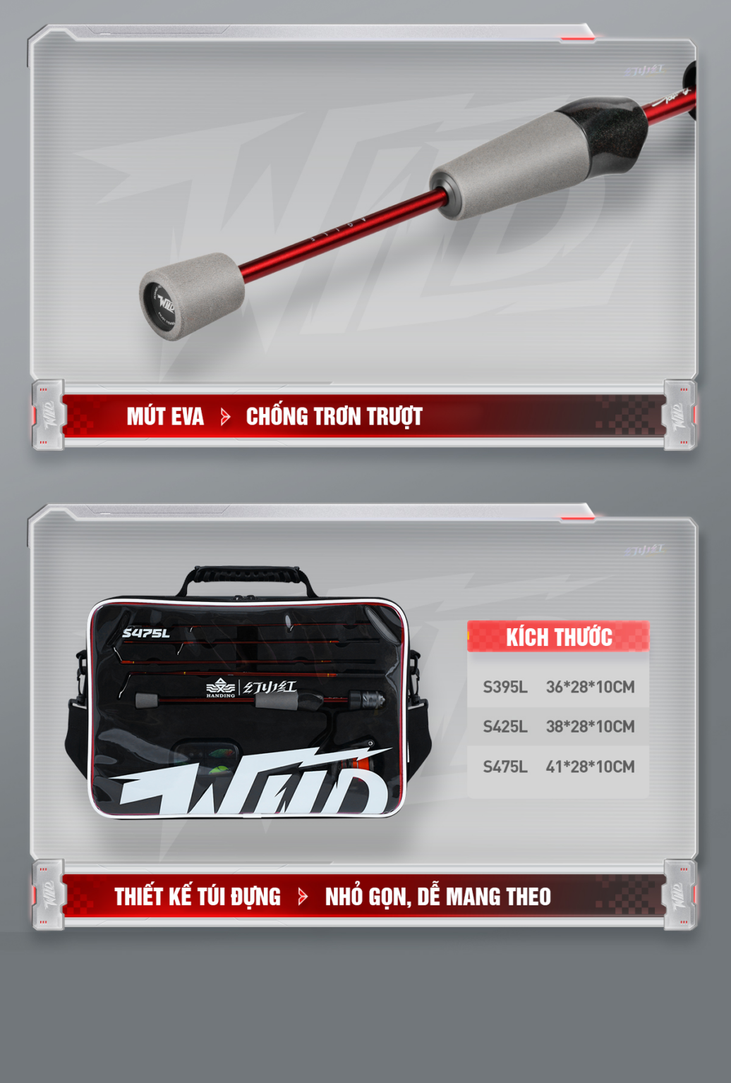 Cần Câu Lure MSS Tiny Combo - Vietnam Fishing