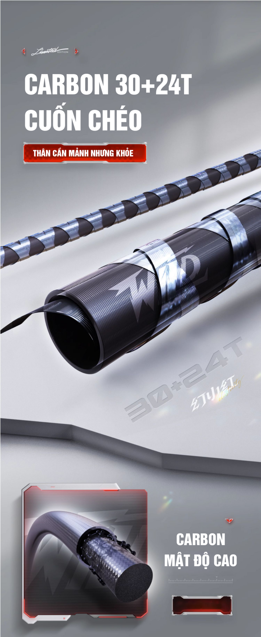 Cần Câu Lure MSS Tiny Combo - Vietnam Fishing